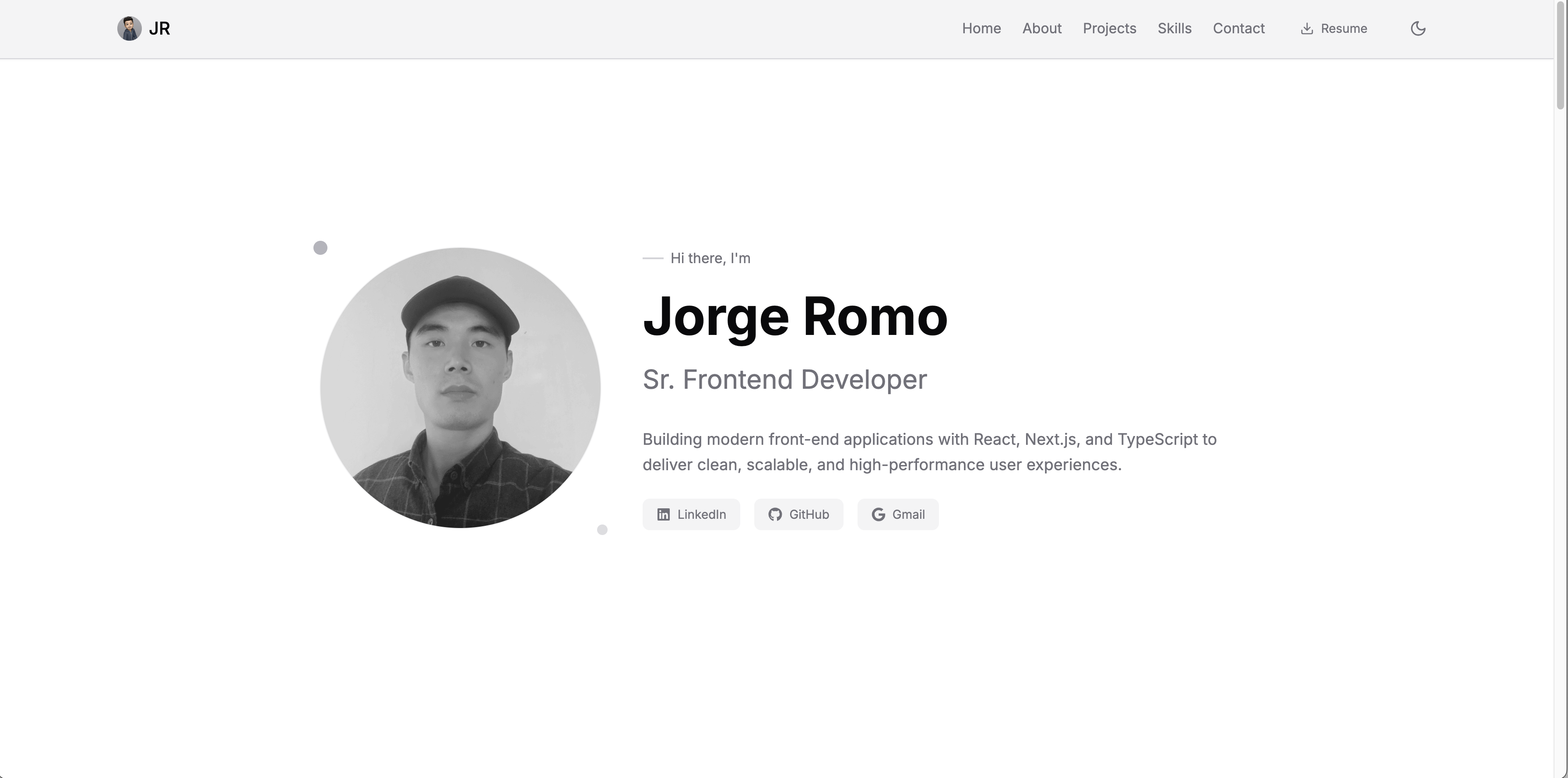 Sr. Frontend Developer | Jorge Romo